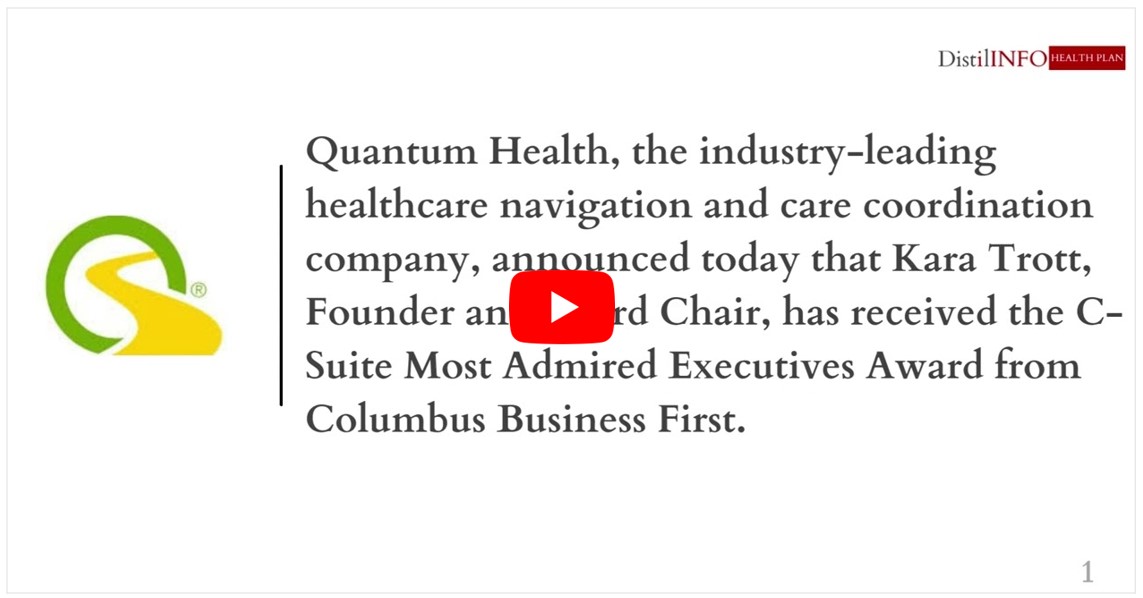 Quantum Health Founder and Health Tech Innovator Kara Trott Receives C ...